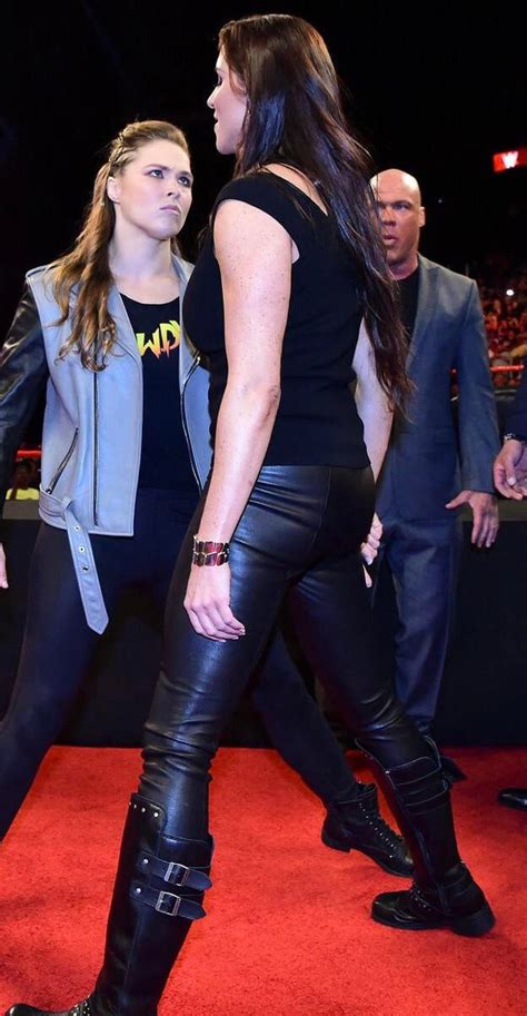 Leather Pants Rstephaniemcmahon