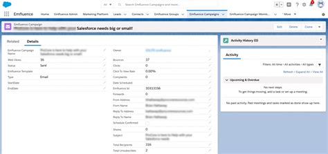 Emfluence Marketing Platform For Salesforce