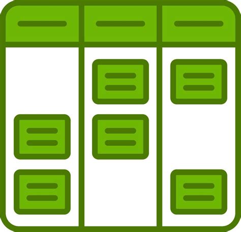 Kanban Vector Icon 32533171 Vector Art At Vecteezy