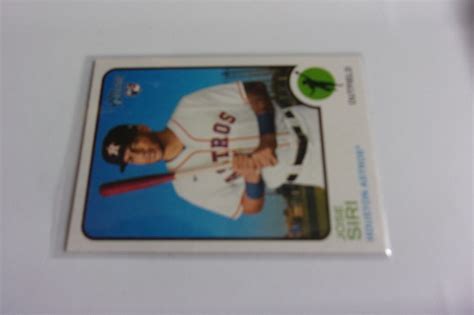 2022 Topps Heritage Jose Siri 256 Rookie Rc Astros Baseball Card Ebay