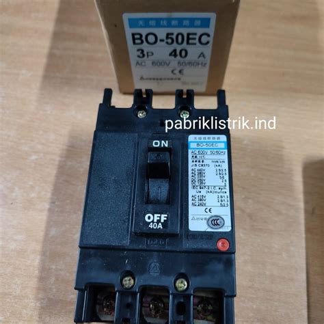 Jual NFB MCCB Breaker P A BO EC TAIAN Atau TECO Original Shopee Indonesia