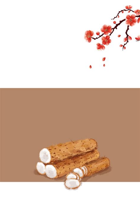 Background Poster Promosi Ubi Alam Gaya Cina Gourmet Besi Tongkat Ubi Makanan Makanan Alami
