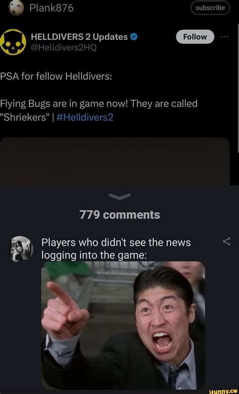 Plank876 Ers 2 Updates Helldivers2hq Psa For Fellow Helldivers