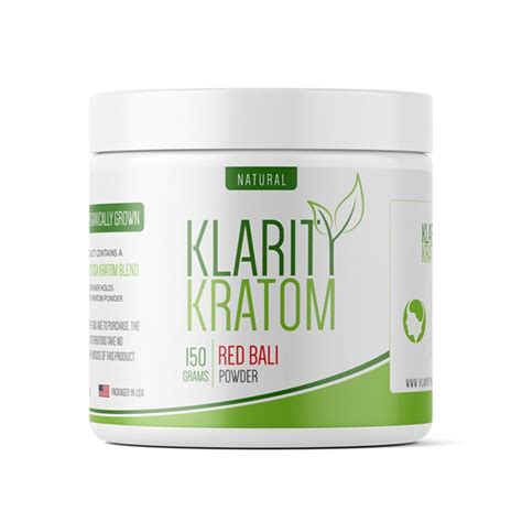 Klarity Kratom Red Bali Powder 150g Nimbus Imports