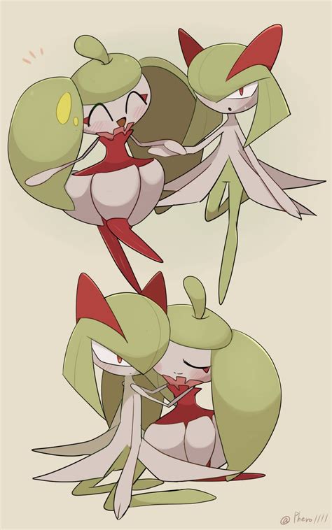 Kirlia And Steenee Pokemon Drawn By A Nya Danbooru