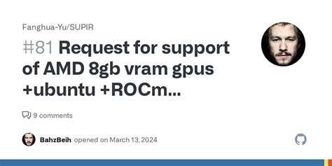 Request For Support Of Amd 8gb Vram Gpus Ubuntu Rocm Without Using