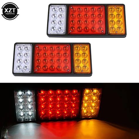 Luces LED Traseras Impermeables Para Coche L Mpara De Marcha Atr S De