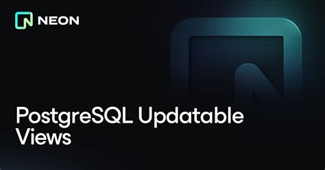 Postgresql Updatable Views