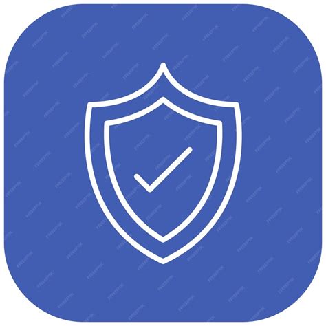 Premium Vector Security Shield Vector Illustration Style