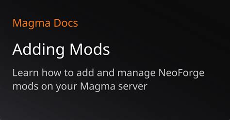 Adding Mods