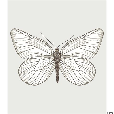 White Butterfly Tapestry Oriental Trading