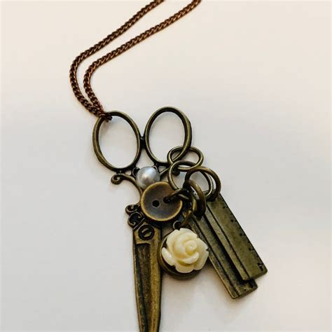 Scissor Necklace Etsy