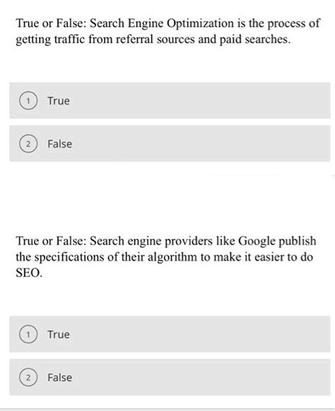 Solved 1all One Part Answer Full Part True Or False An