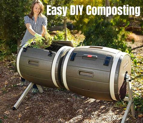 Easy Composting With A Lifetime Rotating Composter