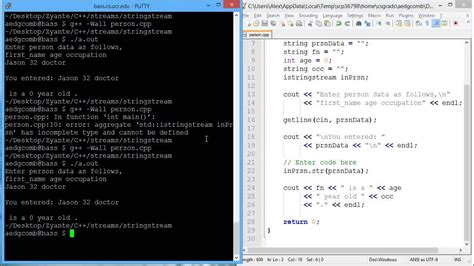 Programming Example Input String Stream Youtube