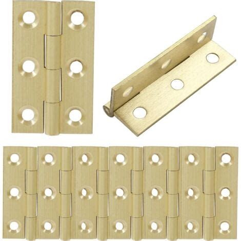 Mini charnières en laiton massif de 1 5 pouce charnières d armoire en