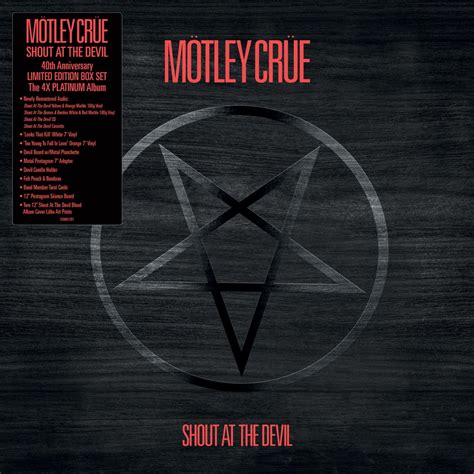 Shout At The Devil 40th Anniversary Limited Edition Box Set Motley