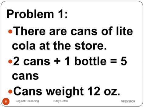 Problem Solving Logical Reasoning Ppt