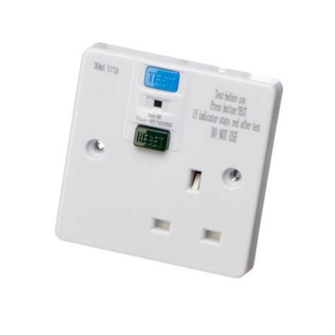 Europa Rcd13a1gsa 1 Gang 13a 30ma Latching Type Rcd Unswitched Socket