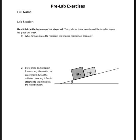 Solved Pre Lab Exercises Full Name Lab Section Hand This