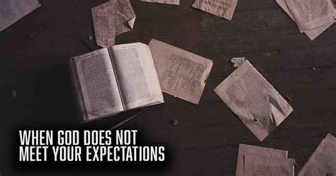 When God Does Not Meet Your Expectations Vince Miller Resolute
