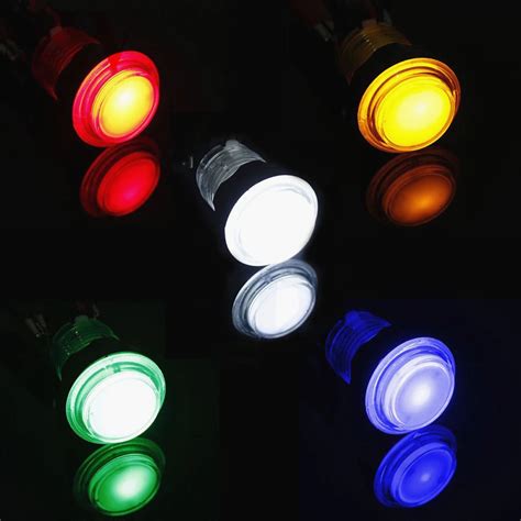 Aliexpress Com Buy 20ps Round Colorful LED Illuminated Push Button 32mm Arcade Video Game