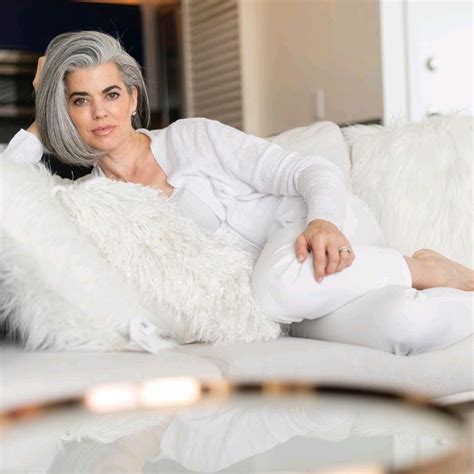 Nikol Johnson Grey Hair Styles For Women Short Hair With Bangs