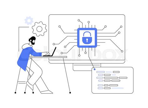 Privacy Engineering Abstract Concept Vector Illustration Se Colourbox