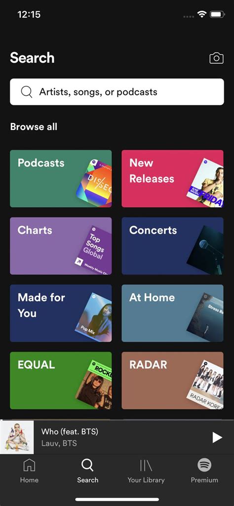 Spotify Ios App Spotify App Design