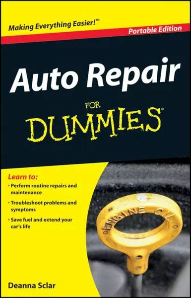 Auto Repair For Dummies Sclar Deanna Электронная книга купить с