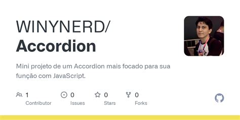 Github Winynerdaccordion Mini Projeto De Um Accordion Mais Focado Para Sua Função Com