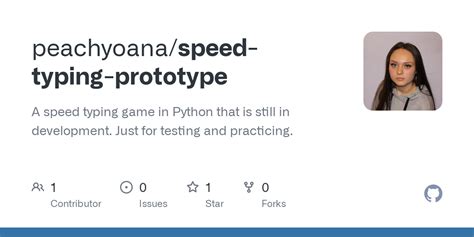 Github Peachyoanaspeed Typing Prototype A Speed Typing Game In