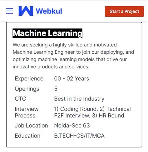 W3hiring On Linkedin Webkul Jobs 2024 Hiring Machine Learning Engineer