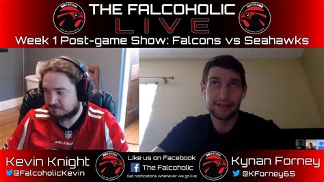 The Falcoholic Live Falcons Vs Seahawks Week 1 Post Game Show Youtube