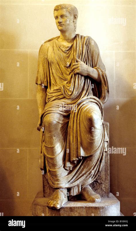 Emperor Caligula Statue Stock Photo Alamy