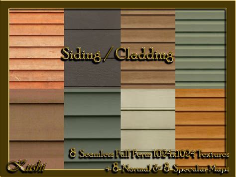 Second Life Marketplace Siding Cladding Building Textures