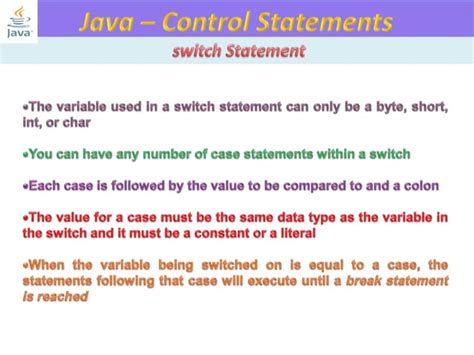 Java Programming Control Statements Pptx Java Programming Control Statements Pptx