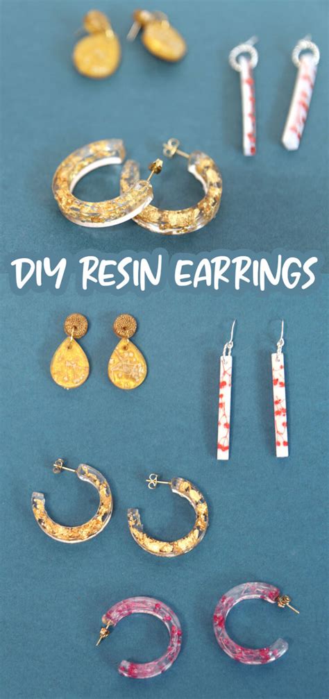 How To Make Resin Earrings Moms And Crafters