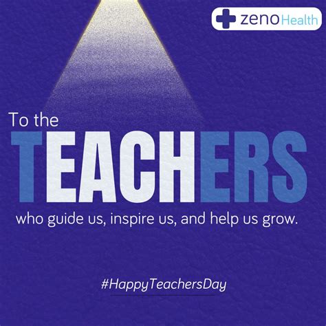 Zeno Health On Linkedin Happyteachersday Teachersday2024 Zenohealth