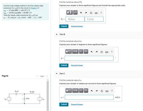 Solved Find The Numerical Value Of V Express Your Answer To Chegg