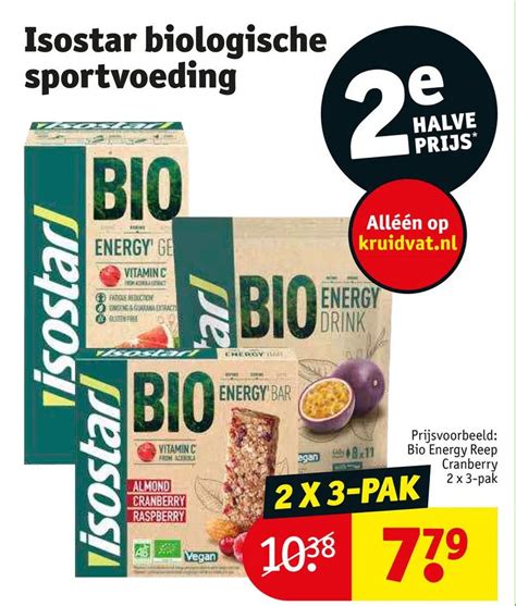 Isostar Biologische Sportvoeding Aanbieding Bij Kruidvat