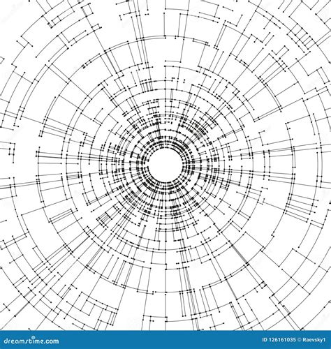 Connecting Lines And Dots On White Background Abstract Network Connection Design Concept Stock