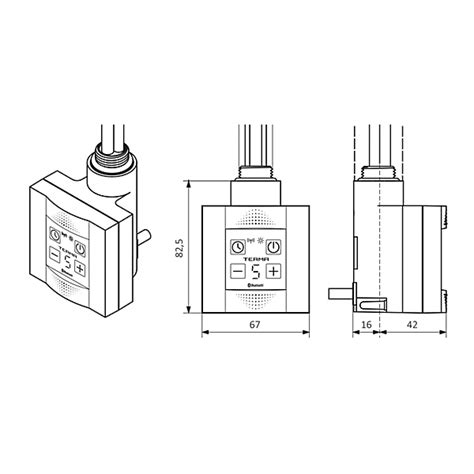 Terma Ktx 4 Blue Bluetooth White Heating Element Controller