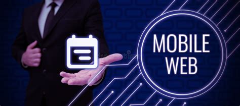 Conceptual Caption Mobile Web Word For Browser Based Internet Services Accessed From Handheld