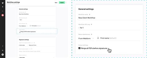Merge Pdf Output