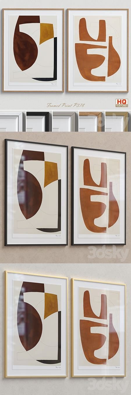 Framed Print P 378 Down3dmodels