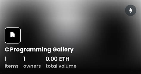 C Programming Gallery Collection Opensea