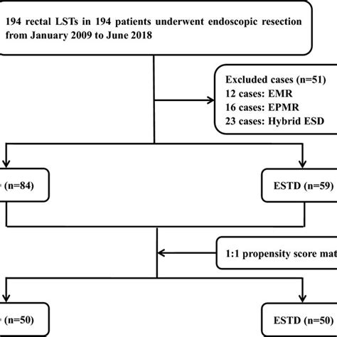 Flowchart Of Patient Selection And Propensity Score Matching Lsts