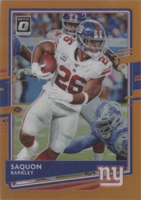 2020 Panini Donruss Optic Orange Prizm 74 Saquon Barkley 199 For Sale Online EBay