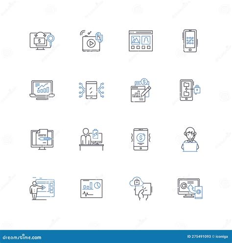 Widgets Line Icons Collection Customization Functionality Design Personalization